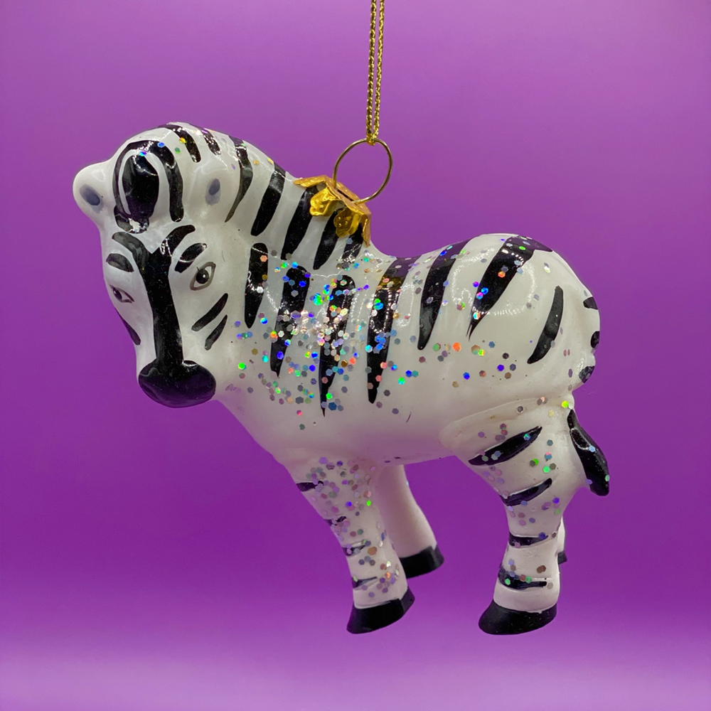 Kerstbal Zebra – Foute Kerstballen